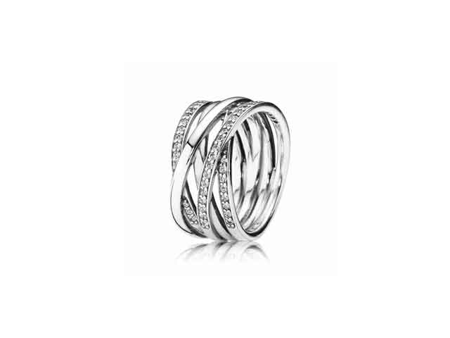 Pandora Entwined Ring 190919CZ – Hannoush Jewelers