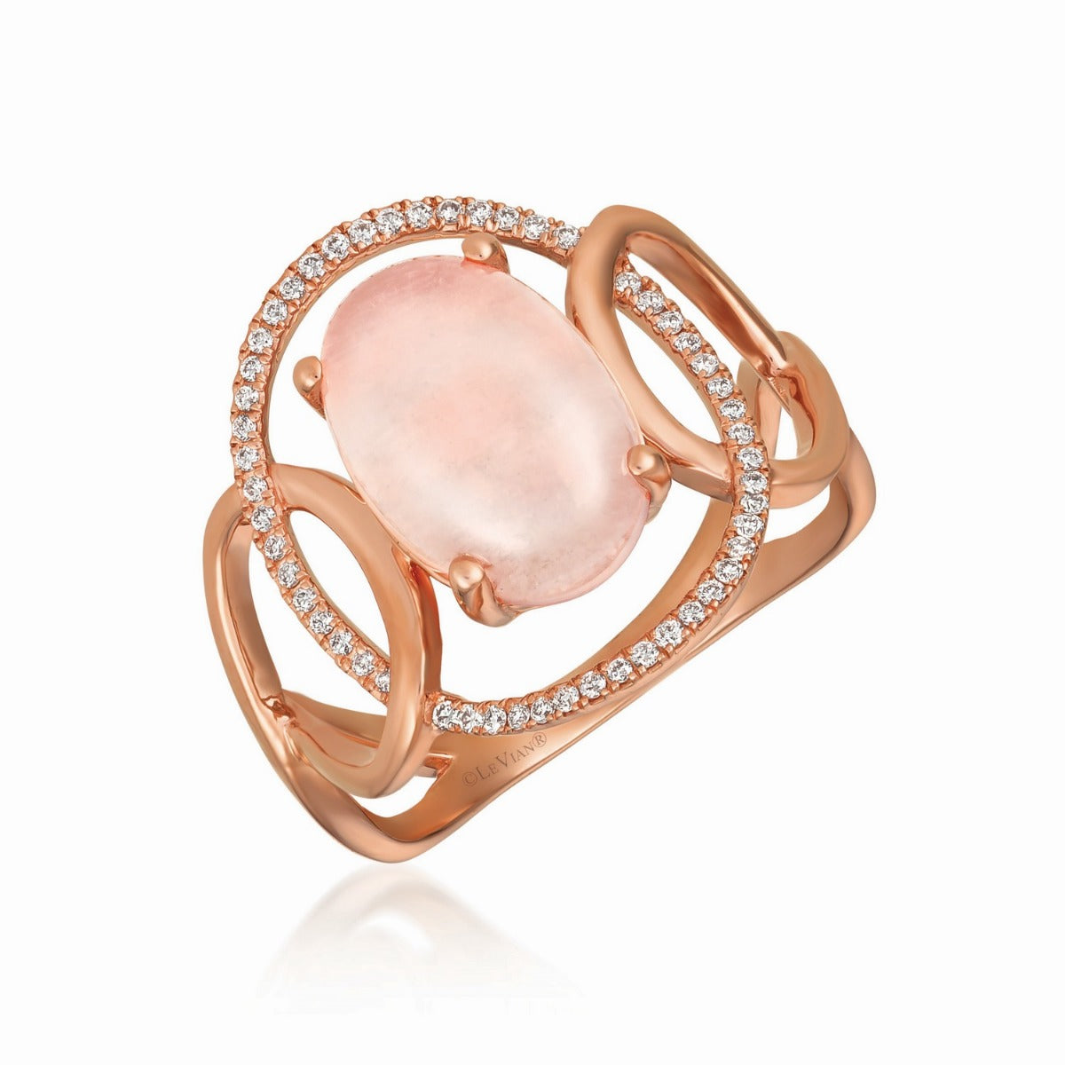 Le Vian® Pink Orchid Quartz™ and Diamond Ring GECR 69 – Hannoush Jewelers