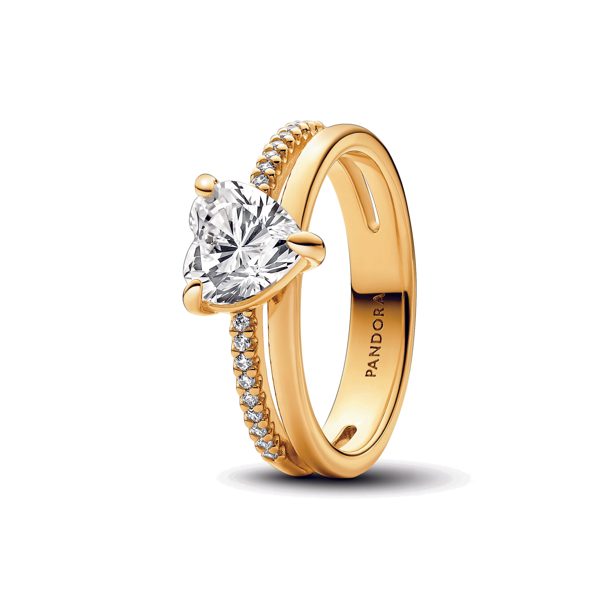 Double Band Heart Ring 163100C01 – Hannoush Jewelers