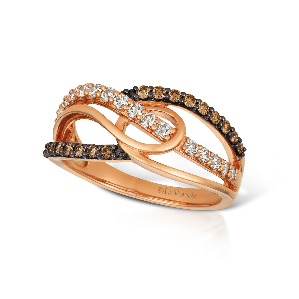 Le Vian 14K Strawberry Gold® Creme Brulee® Diamond Ring TRCF 15 ...